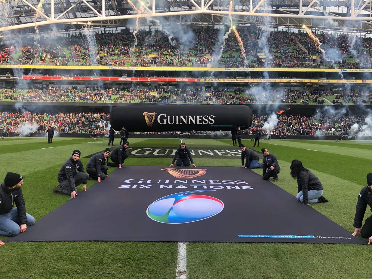 2020 Guinness Six Nations Banner - Second Match